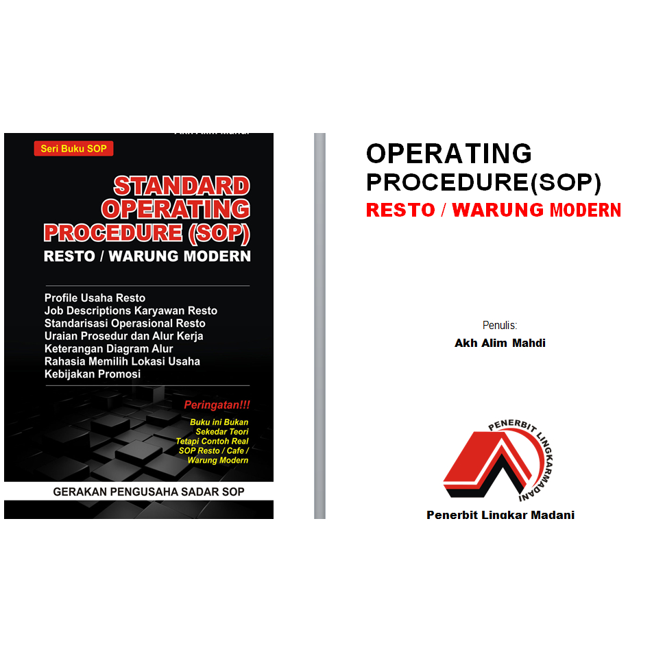 Jual STANDAR OPERASIONAL PROSEDUR SOP USAHA RESTO / RUMAH MAKAN ...