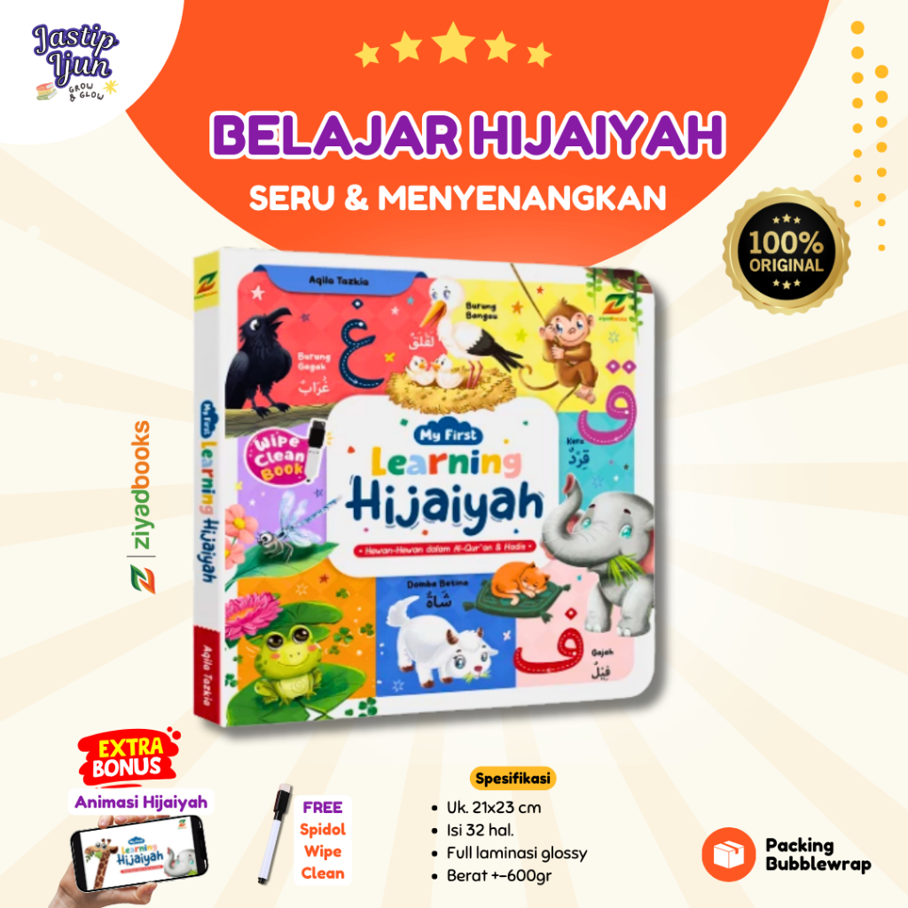 Jual [ READY ] Ziyadbooks - My First Learning Hijaiyah Buku Belajar ...