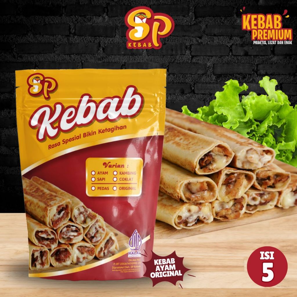 Jual KEBAB FROZEN TERLARIS SPkebab Daging Ayam KEBAB SEDANG ISI 5 ...
