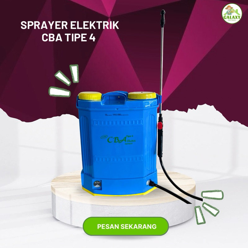 Jual Sprayer CBA Elektrik Tipe 4 Kapasitas 16 Liter | Shopee Indonesia