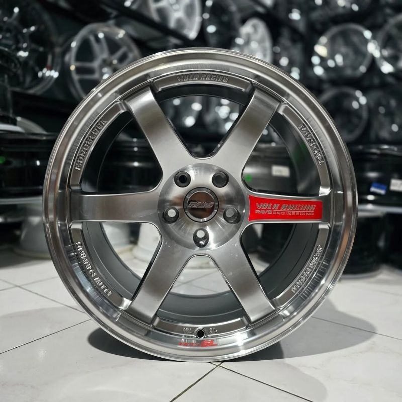 Jual velg racing mobil r18 TE37 LEBAR 9,5 velg ring 18 cocok untuk mobil Innova reborn venturer ...