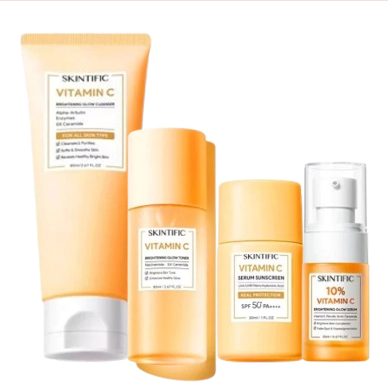 Jual SKINTIFIC Vitamin C Brightening Glow Serum 20ml SKINTIFIC Vitamin C Serum Sunscreen 30ml ...