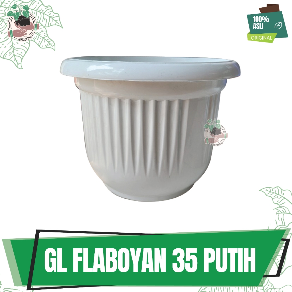 Jual Pot Bunga Besar Tanaman Hias Buah Taman Plastik GL Flamboyan Ori ...