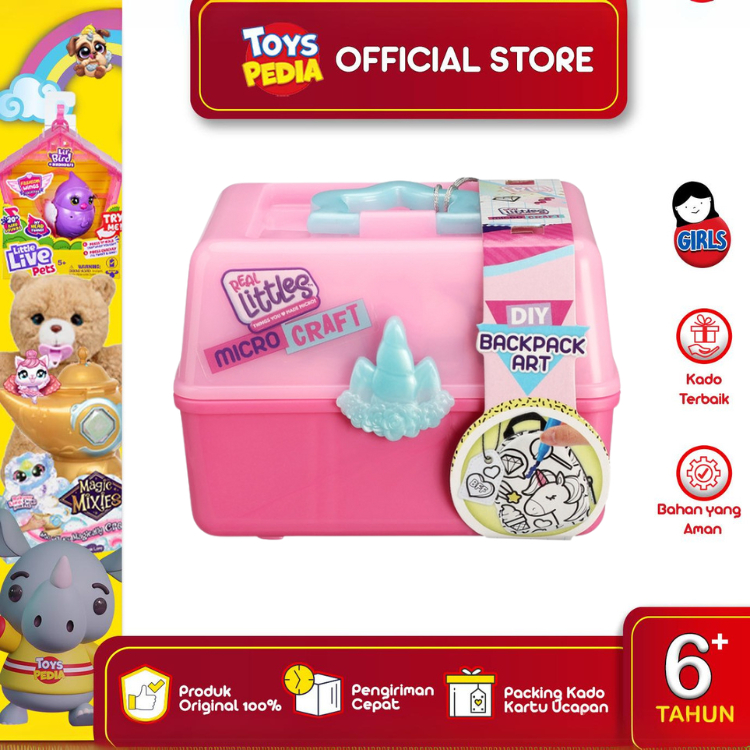 Jual Mainan Box Mini Real Littles S6 Micro Craft Pack DIY | Shopee ...