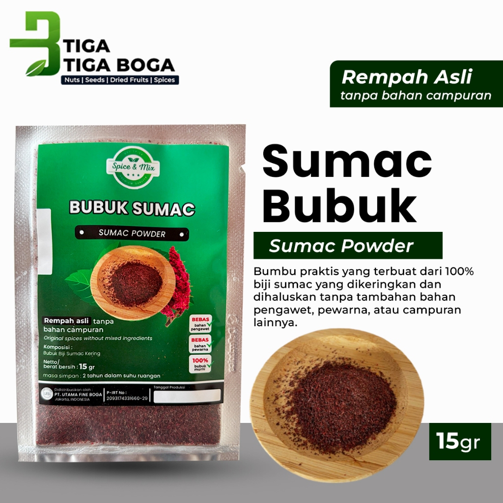 Jual Sumak Bubuk / Sumac Powder Spice & Mix | Shopee Indonesia