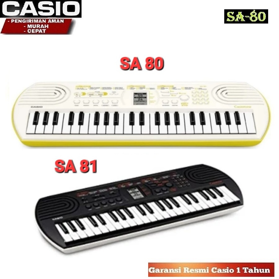 Jual Keyboard CASIO SA-80 / SA80 / SA 80 Garansi Resmi 1 Tahun | Shopee Indonesia