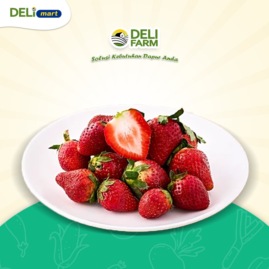 Jual Deli Mart [Pre Order PO H-1 ] Strawberry Segar by Deli Farm ...