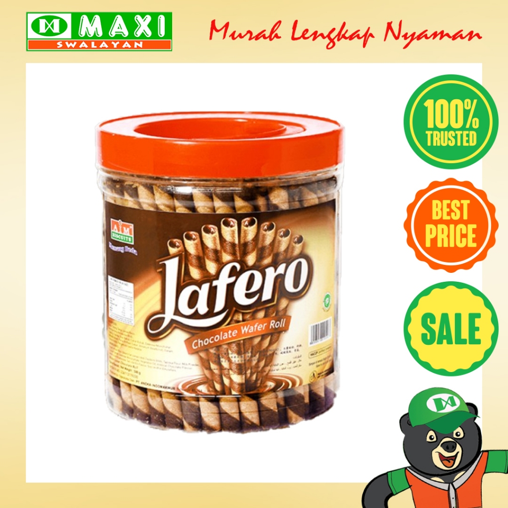 Jual Lafero Chocolate Wafer Roll 500GR | Shopee Indonesia