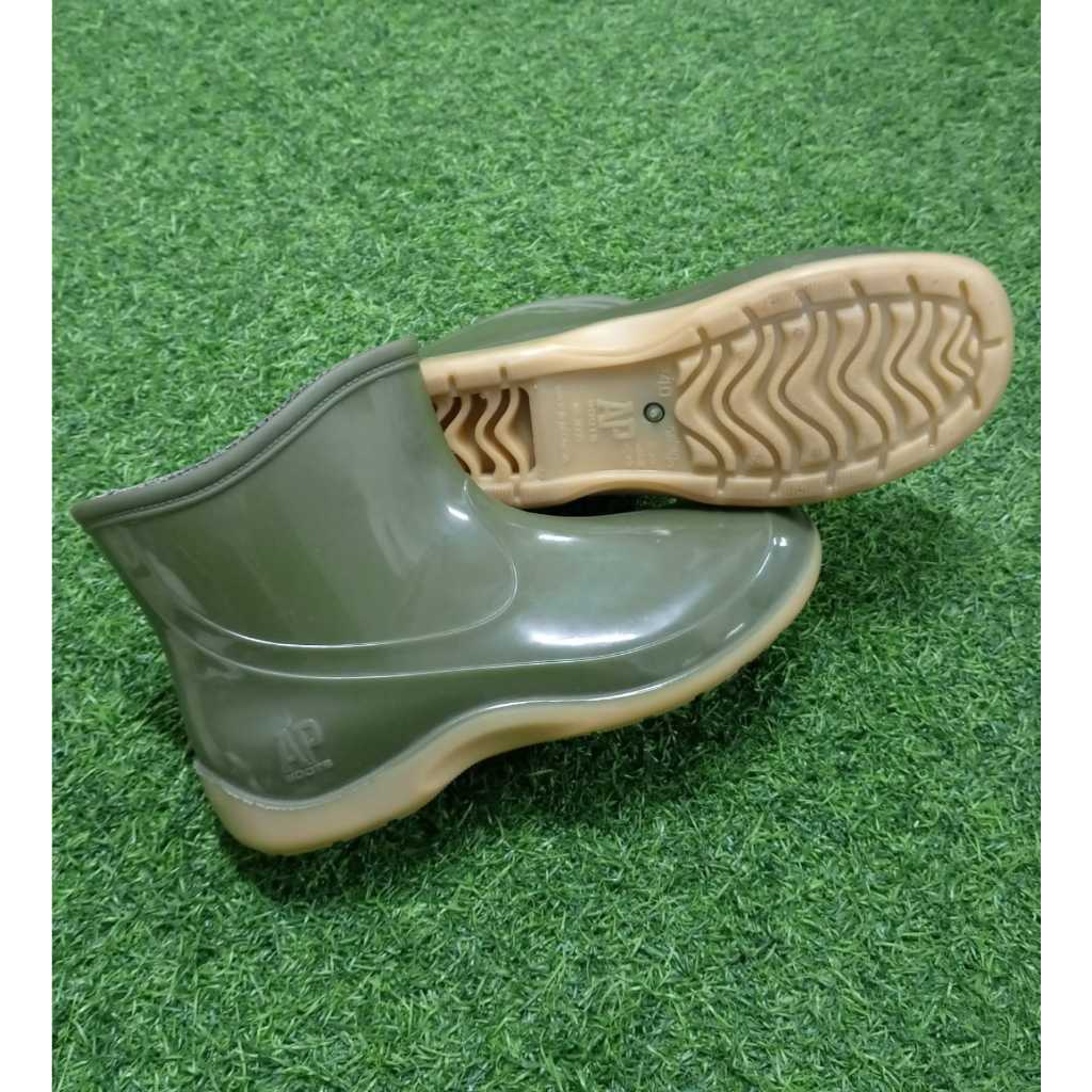 Jual AP 2005 [Green] (23-25) / Sepatu Boots Anak / Sepatu Boots Bahan ...