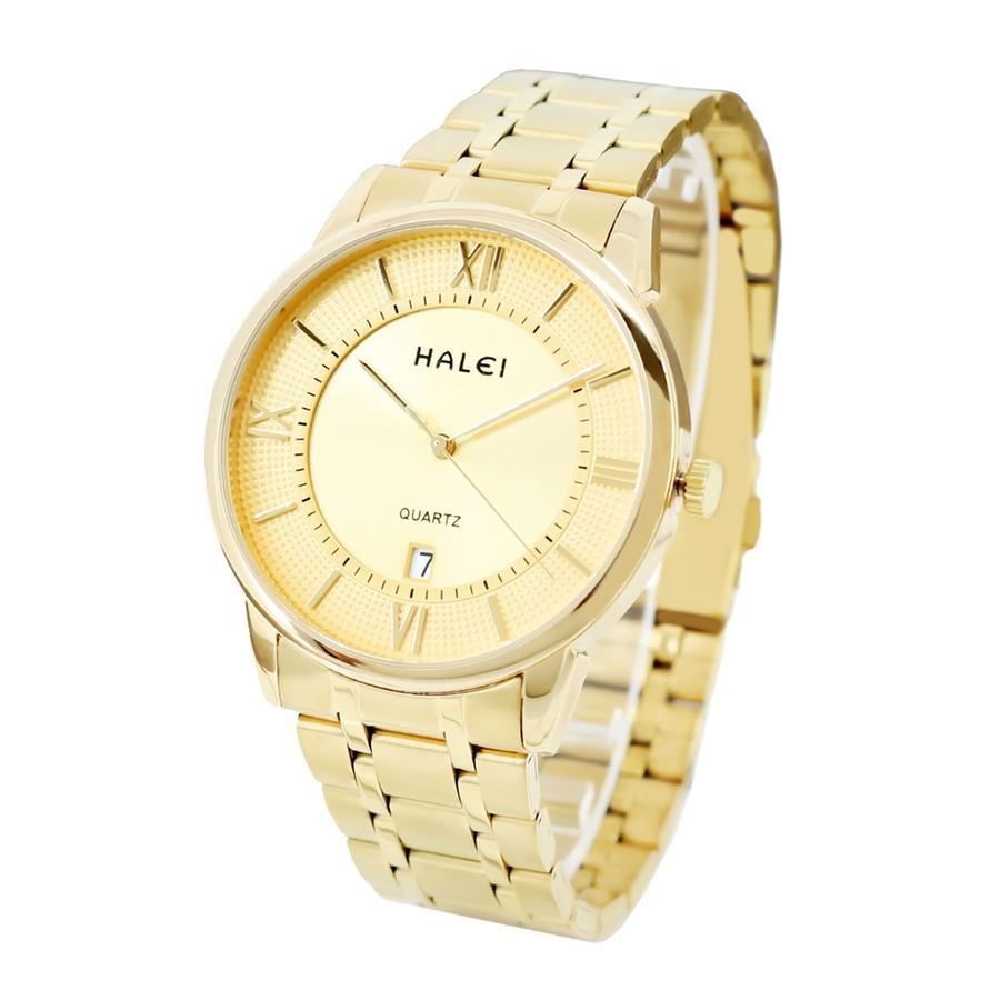 Jual Halei Watch 566 M - Jam Tangan Pria Rantai Stainless Steel Analog ...