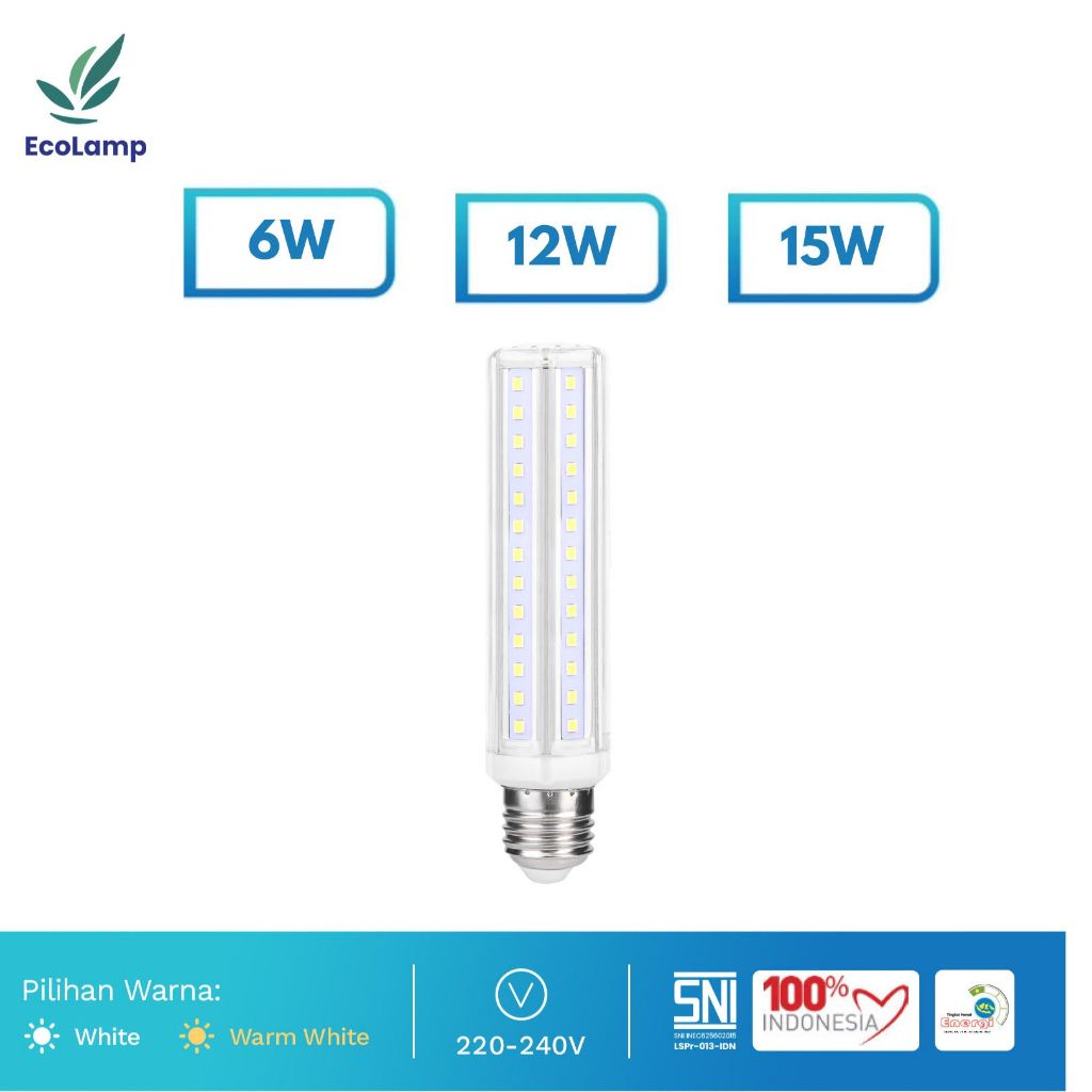 Jual ECOLAMP LED Lampu Corn, Lampu Hemat Energi Daya Tinggi untuk ...