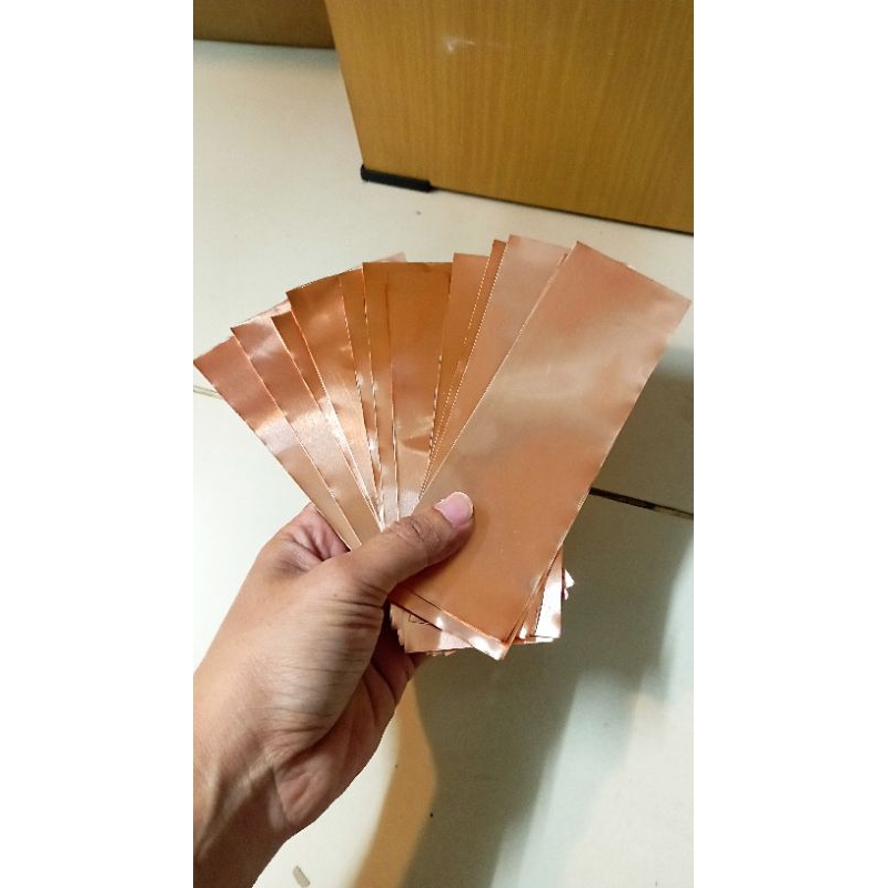 Jual Plat Tembaga Murni 0,2mm x 5cm x 15cm Plat Tembaga Murni | Shopee ...
