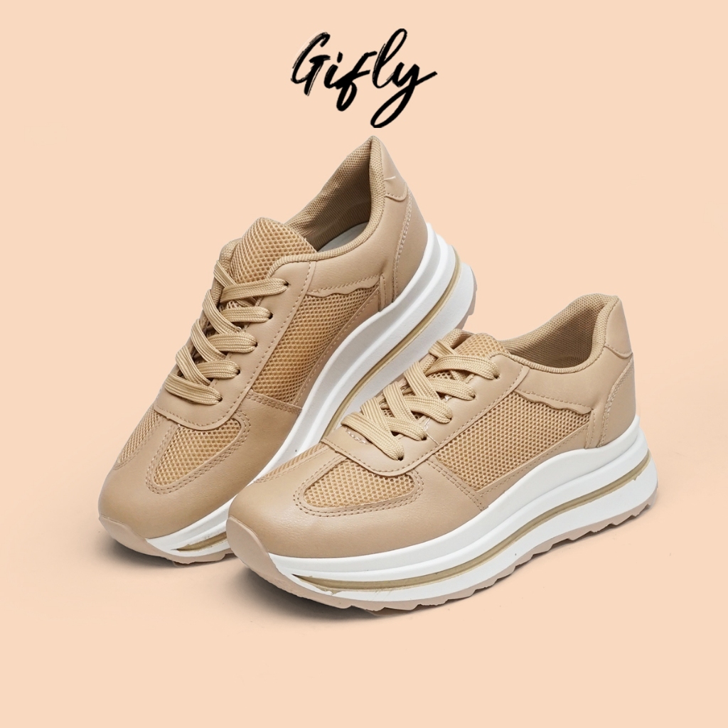 Jual GIFLY Jannete Sepatu Sneakers Kets Wanita Sport Shoes A2910 ...