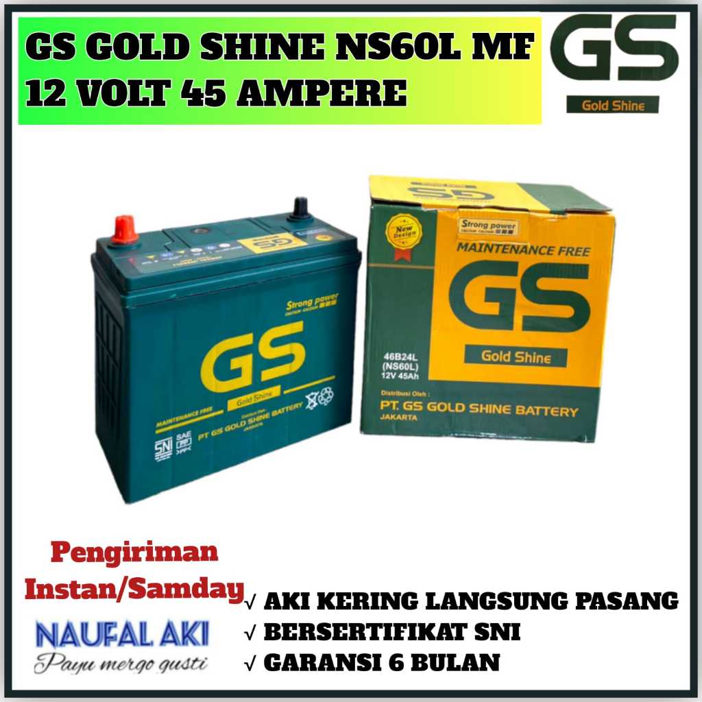 Jual Aki Mobil Grand Livina/Corolla Series/Honda City/Travela/Karimun/Baleno/Capella GS Gold ...