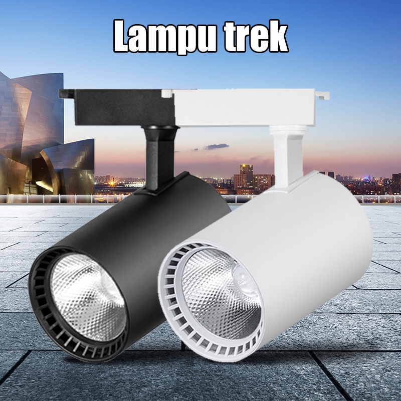 Jual LAMPU RELL TRACK LED SOROT LAMPU SOROT TRACKLIGHT REL SPOTLIGHT 3000K / 4000K / 6000K LAMPU ...