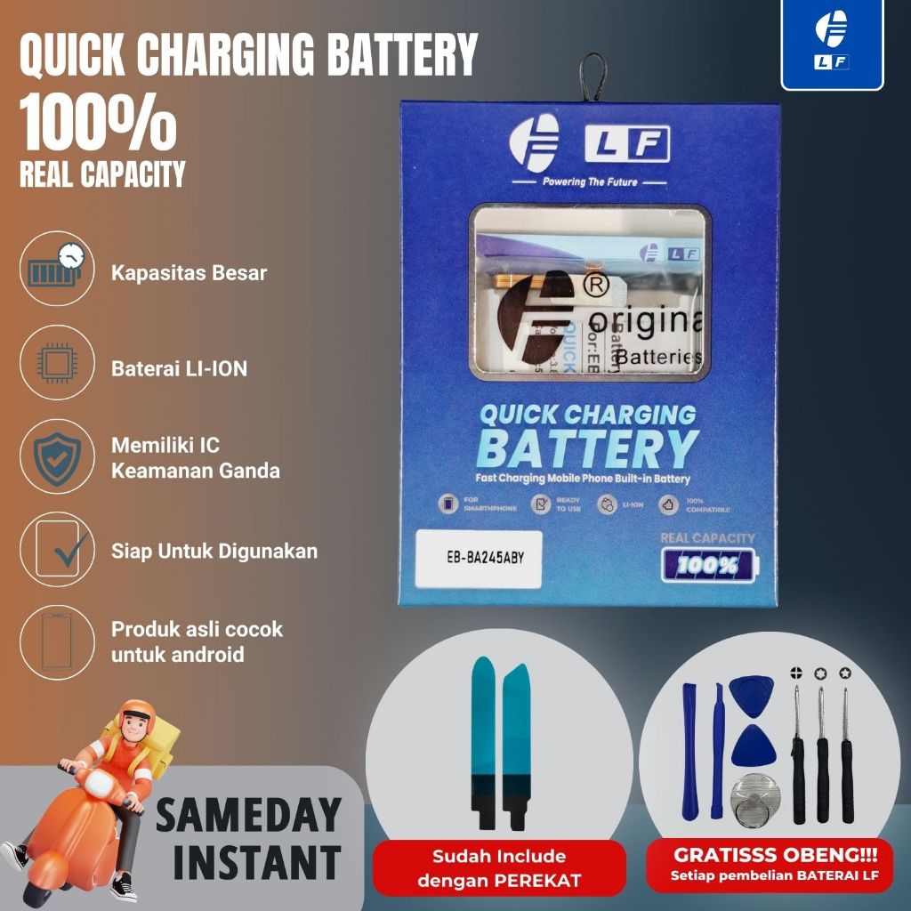 Jual LF - Quick Charging Battery / Baterai EB-BA245ABY - Samsung A24 4G | Shopee Indonesia