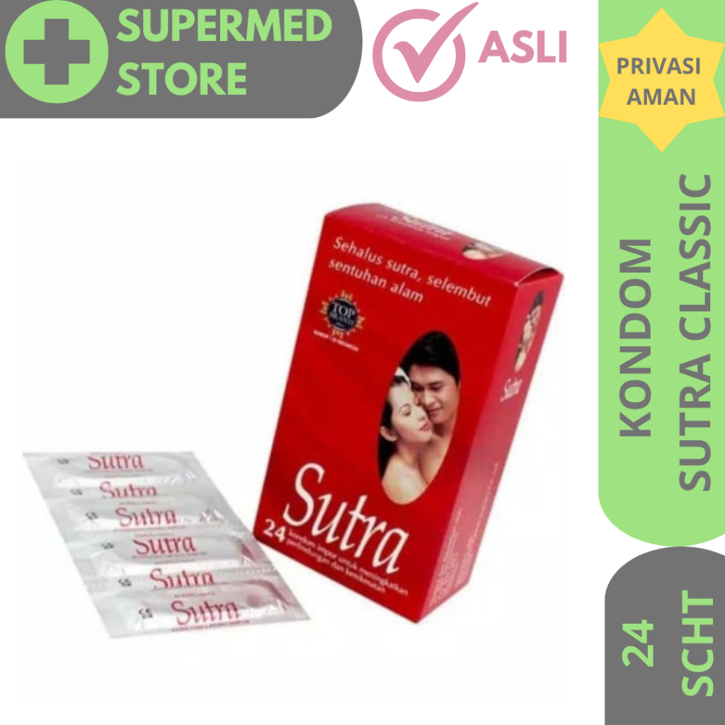 Jual Sutra Merah Classic Berbagai Ukuran Isi 3 12 dan 24 Sachet ...