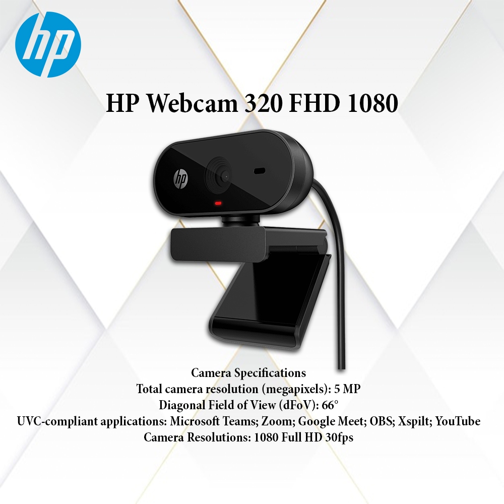 Jual HP Webcam Full HD 1080p HP 320 Webcam | Shopee Indonesia