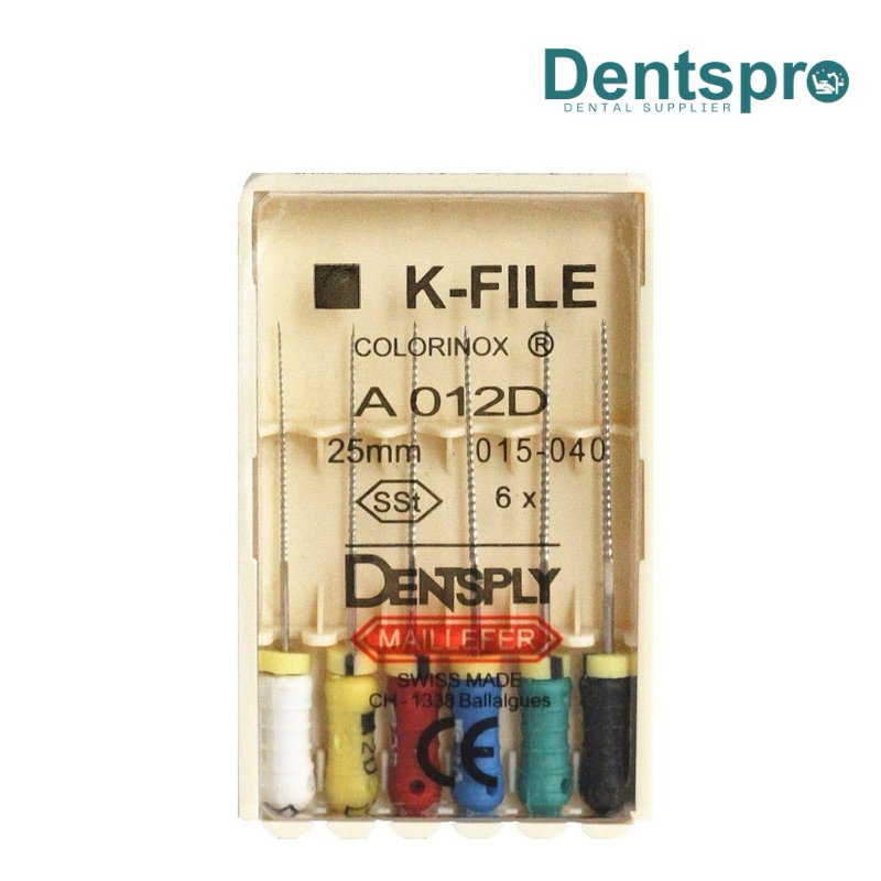 Jual Dentsply Jarum Endo K File 25mm 15-40 | Shopee Indonesia
