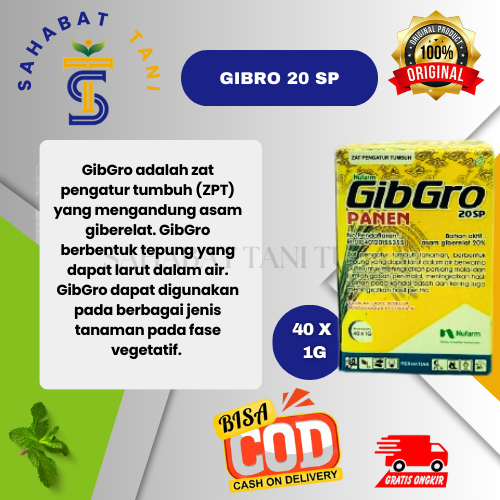 Jual GIBGRO 20 SP 1 GRAM PER SACHET KEMASAN PABRIK | Shopee Indonesia
