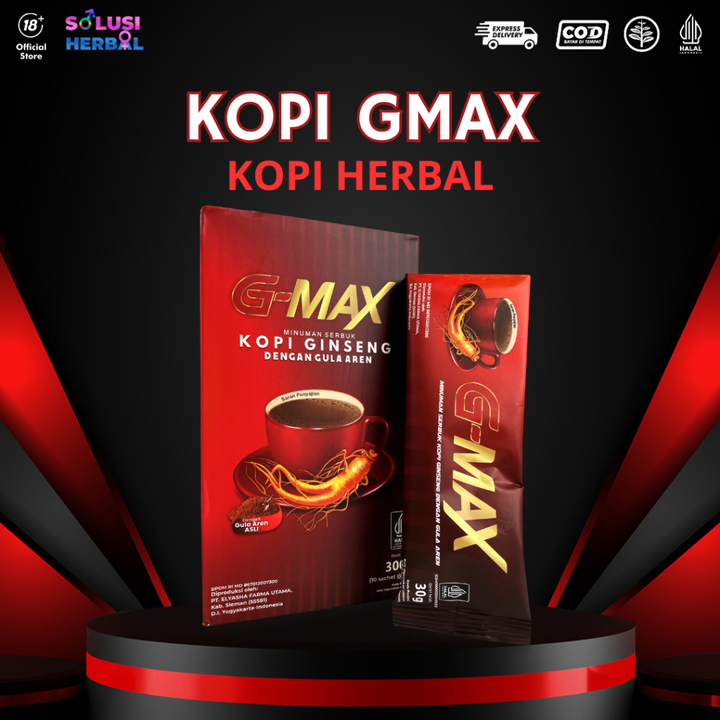 Jual Kopi Gmax – Kopi Penambah Stamina Pria, Isi 10 Pack | Shopee Indonesia