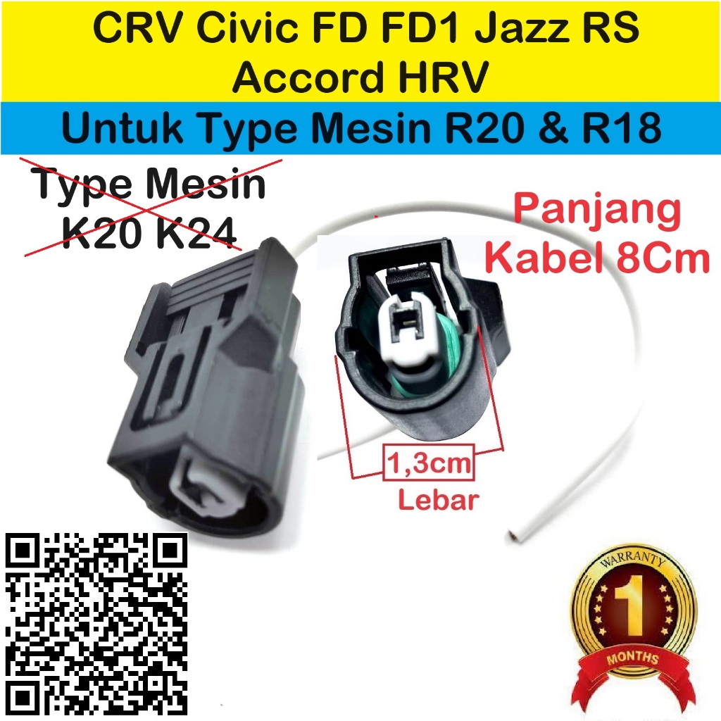 Jual Soket Knock Sensor Honda CRV Civic FD FD1 Jazz RS Accord HRV ...