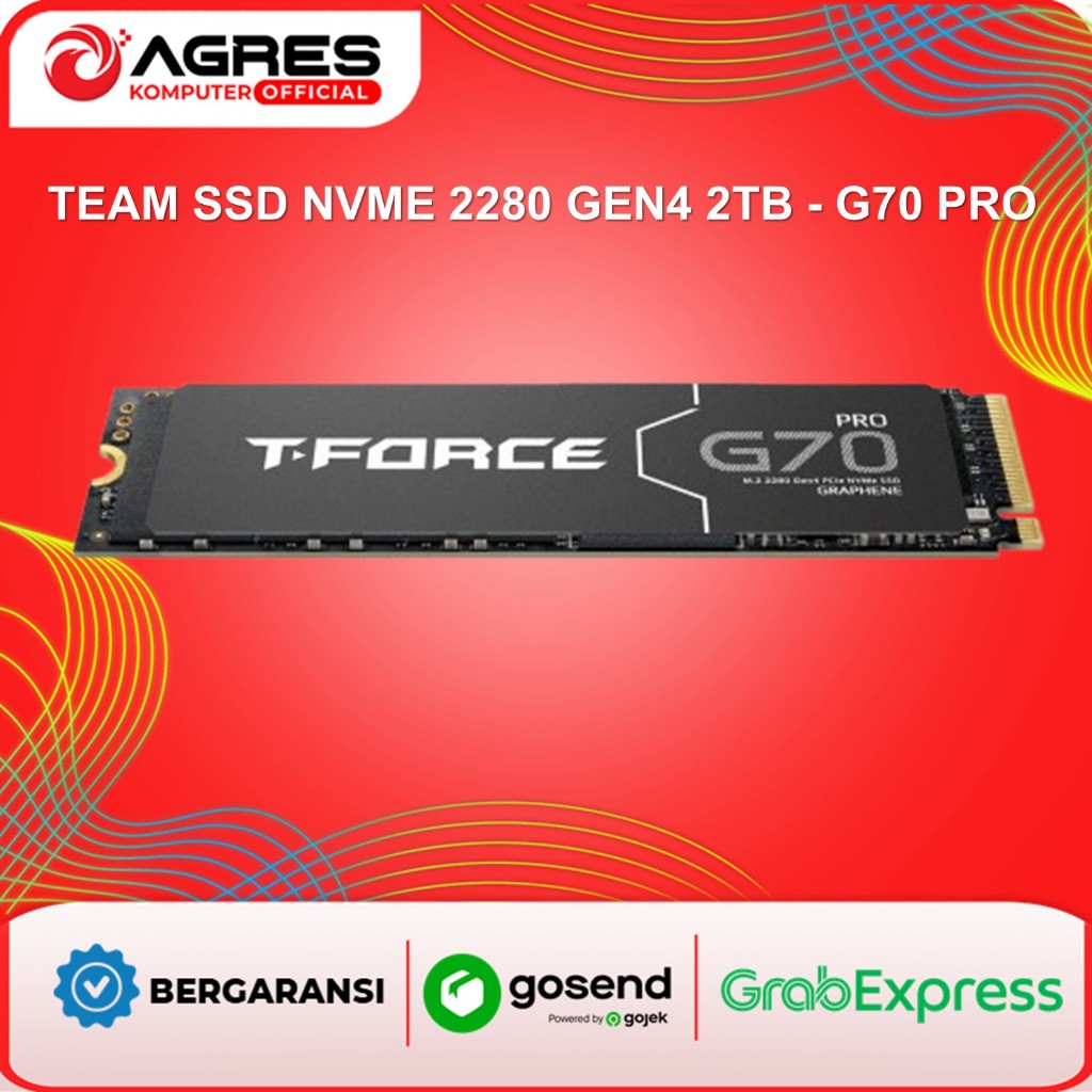 Jual TEAM SSD NVME GEN4 G70 PRO W/STICKER 2TB 4TB PCIE 4.0 M.2 2280 5Y ...