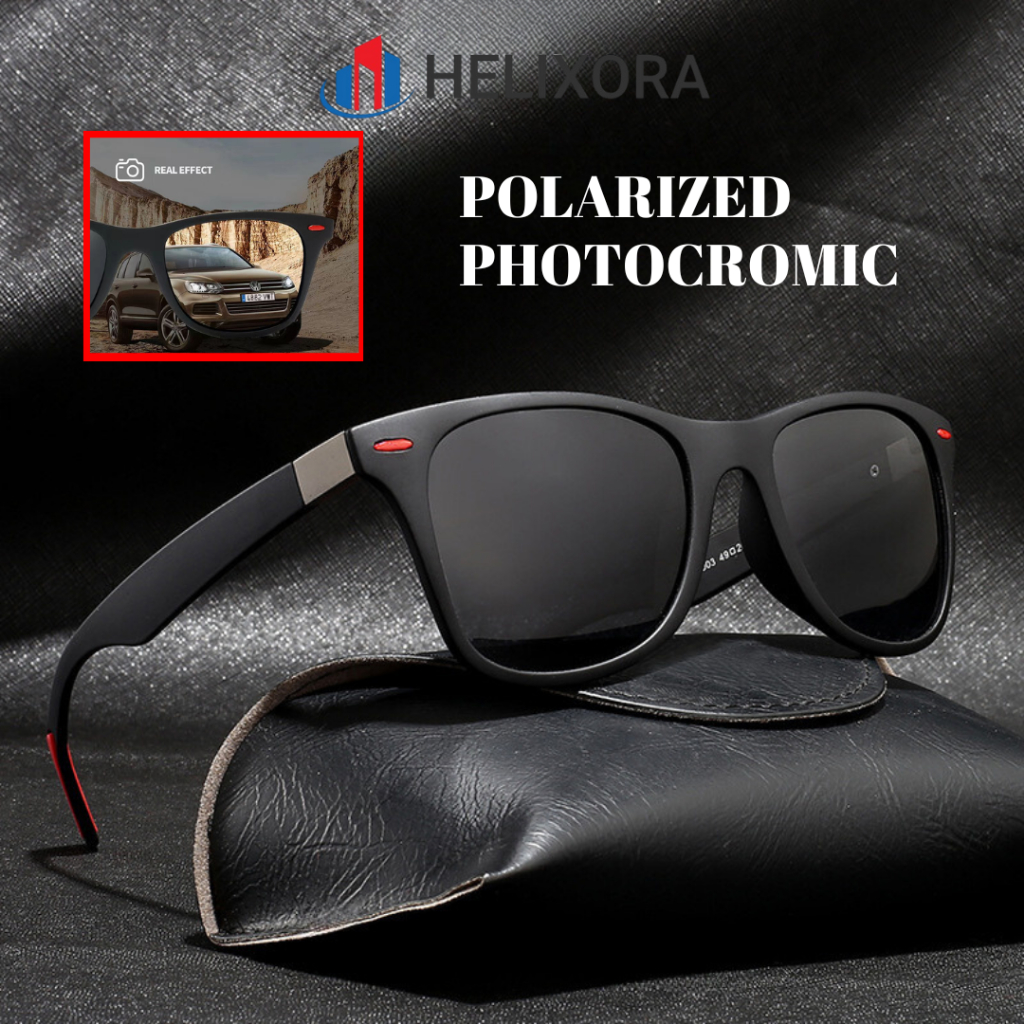 Jual HELIXORA C12 Kacamata Polarized Anti Silau Polarised Cahaya Matahari Kacamata Pria ...