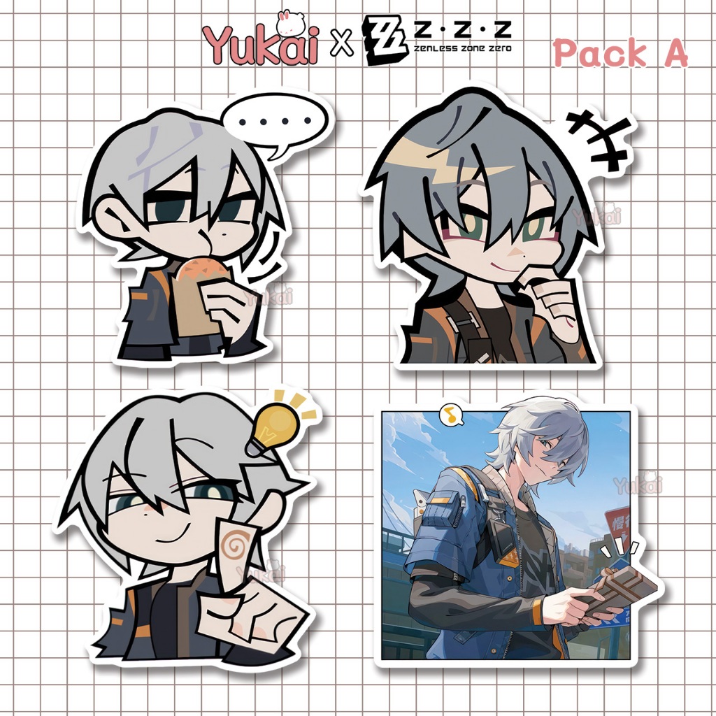 Jual Stiker Wise MC Zenless Zone Zero (ZZZ) Premium - Sticker Pack ...