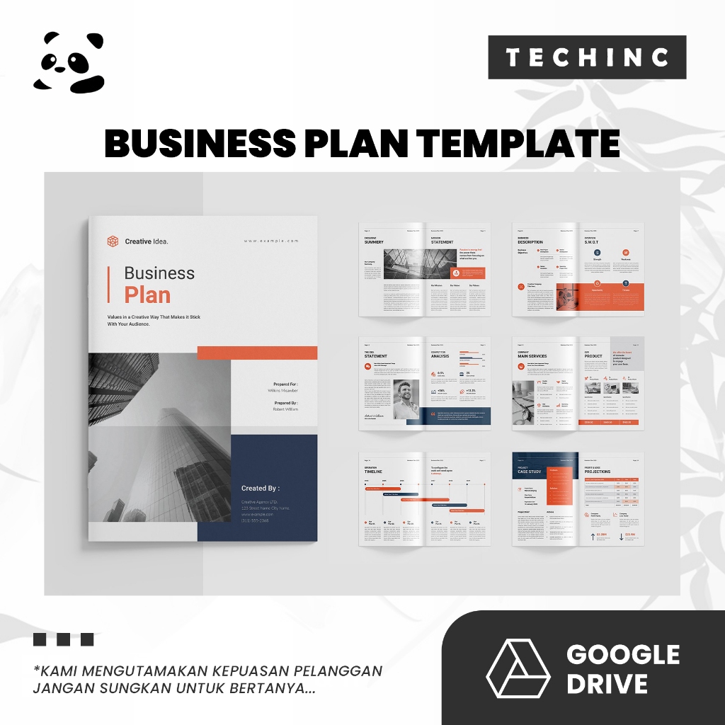 Jual BUSINESS PLAN TEMPLATE | INDESIGN | MSWORD | Shopee Indonesia