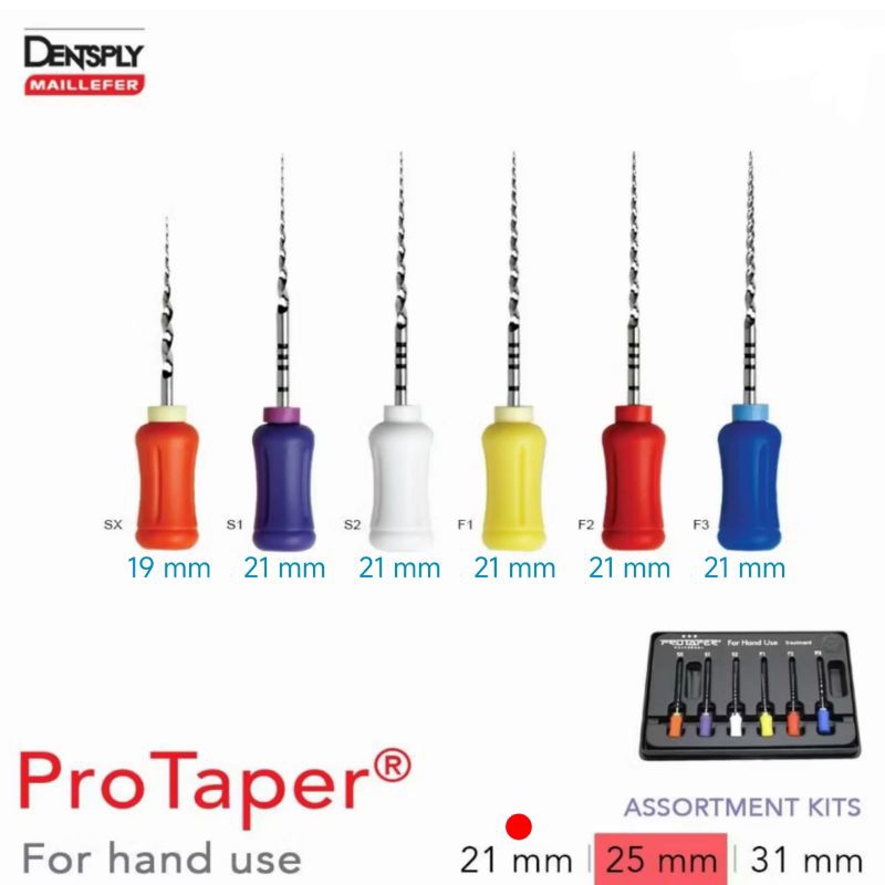 Jual ORIGINAL Dental Protaper Hand Use by Dentsply | Shopee Indonesia