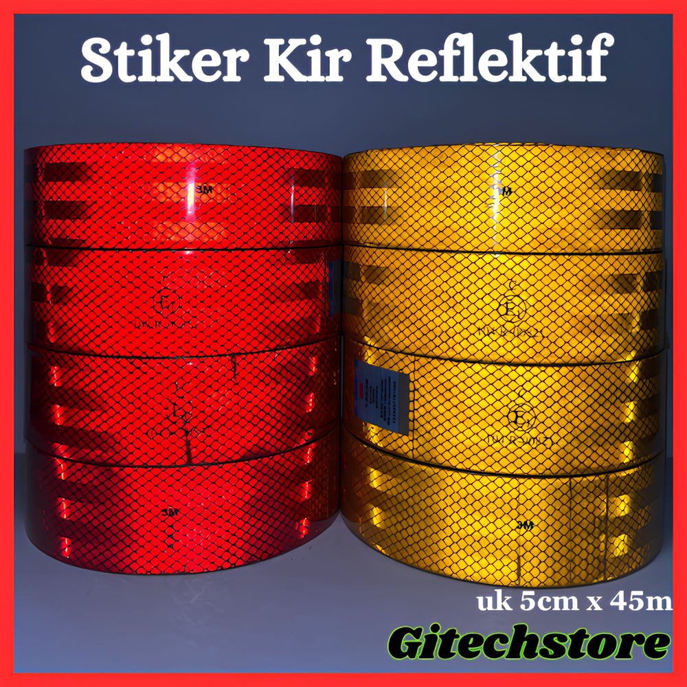 Jual Stiker scotlet 3m scotlite scotlight reflektif pemantul cahaya ...