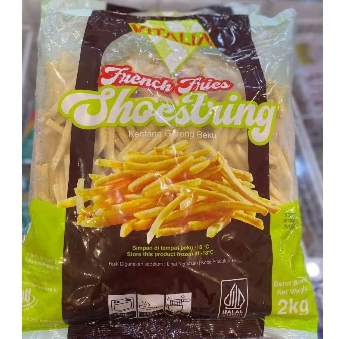 Jual Vitalia Kentang Goreng Shoestring French Fries 2kg | Shopee Indonesia