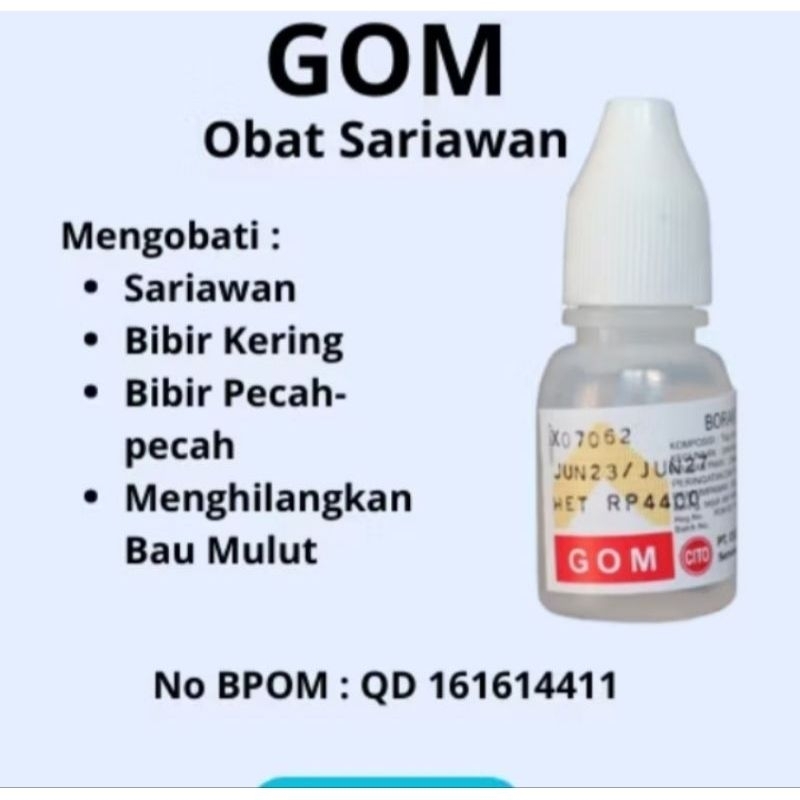 Jual gom obat sariawan cair 8 ml | Shopee Indonesia