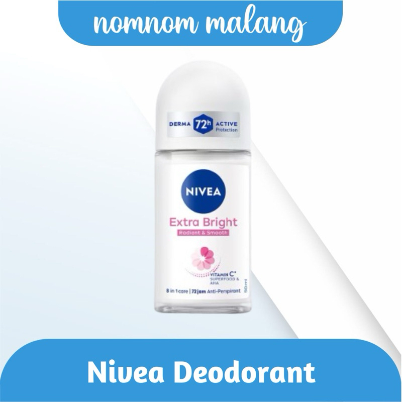 Jual NIVEA Deodorant Extra Bright Roll On - 50 ml (Kemasan Baru ...