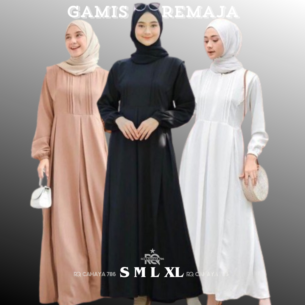 Jual Gamis Remaja Perempuan Trend TANISA DRESS Kondangan Baju Muslim ...