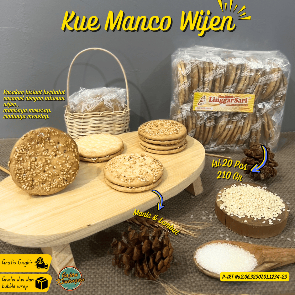Jual Kue Manco Wijen - Biskuit Marrie Wijen Lembut & Renyah dan Rasa ...