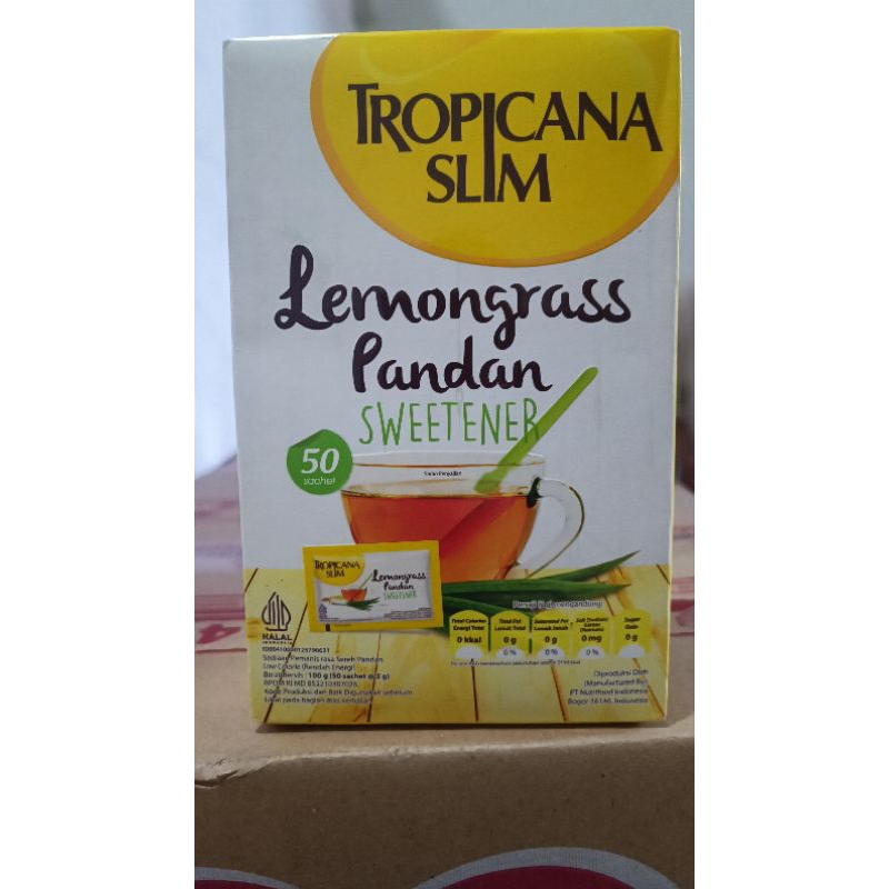 Jual Lemongrass Pandan Sweetener 50 sachet | Shopee Indonesia