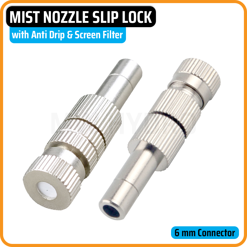 Jual Mist Nozzle Slip Lock with Anti Drip and Screen Filter | Nozel ...