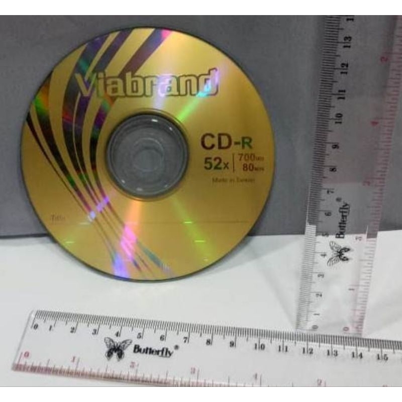 Jual CD R Blank Kosong 700Mb 80min 1 slop isi 50pcs merk Viabrand Bagus ...