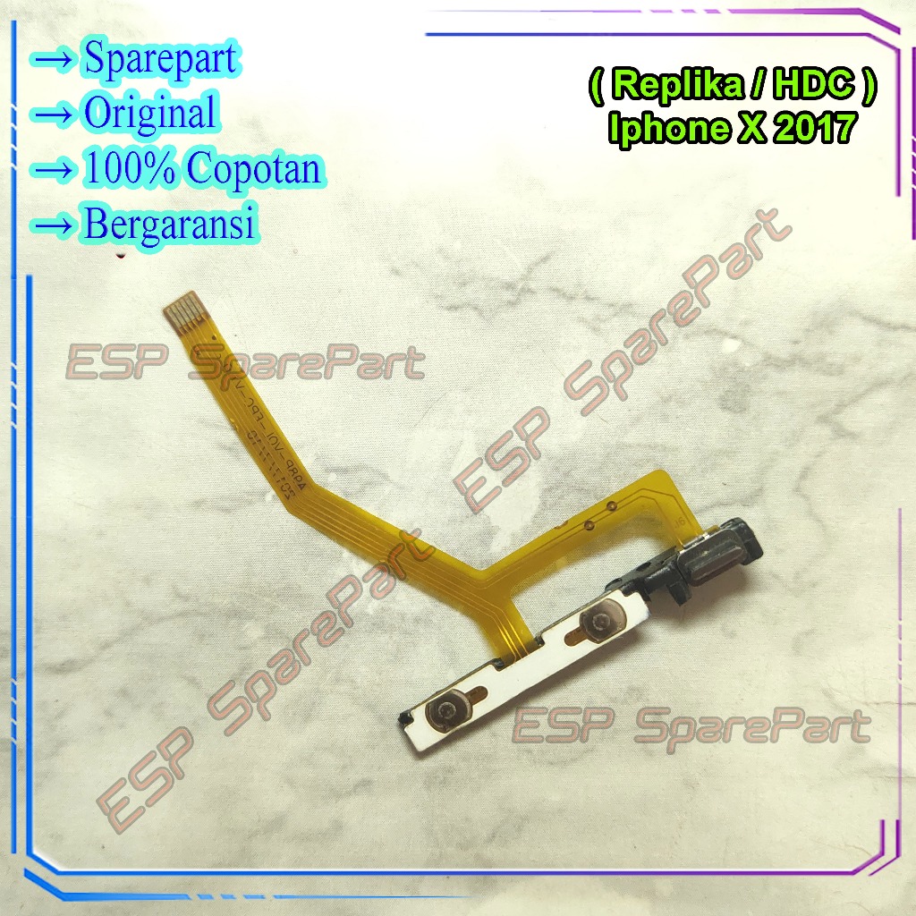 Jual Flexible Power Replika IpX 2017 Fleksiel Tombol Power On Off Dan Copotan | Shopee Indonesia