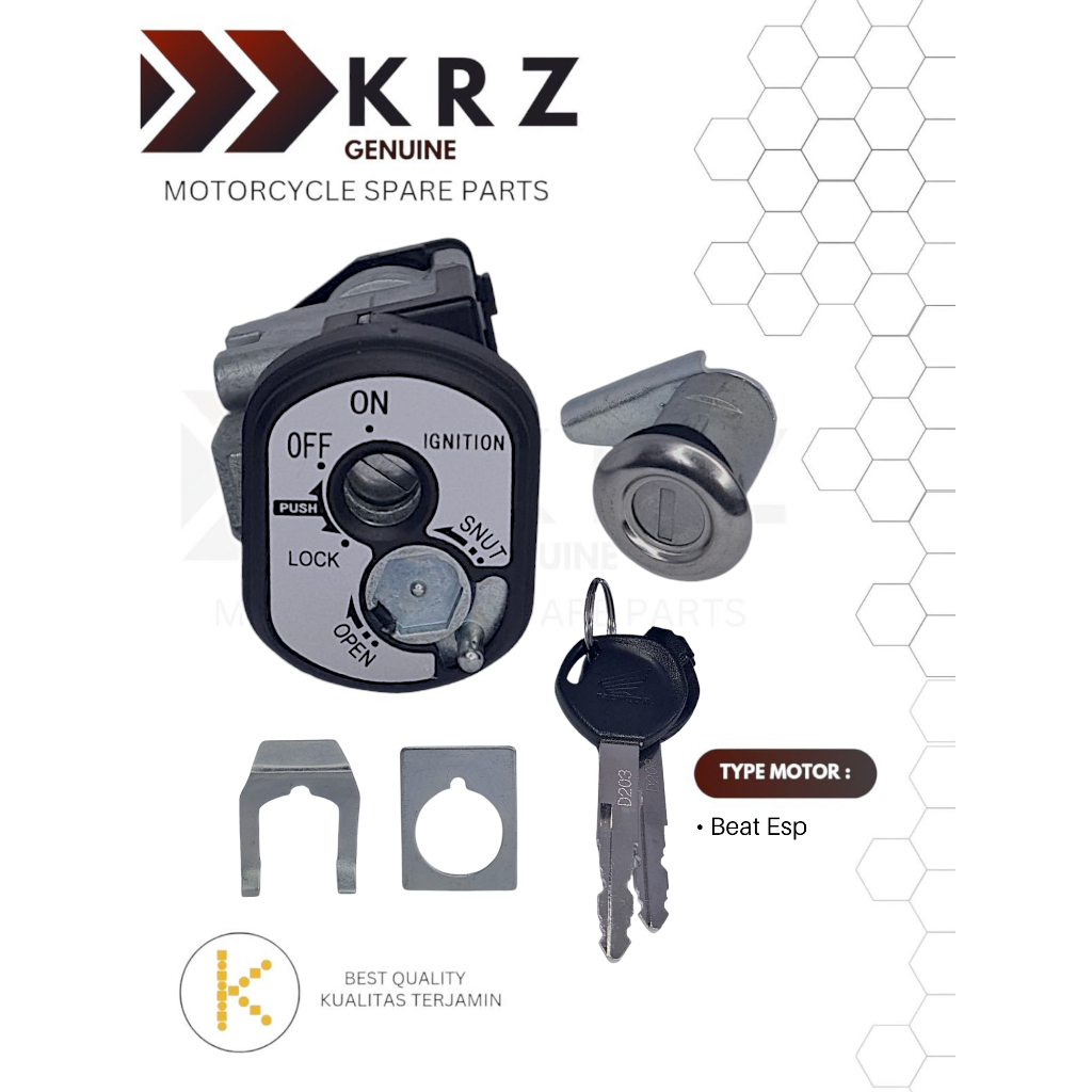 Jual KRZ Kunci Kontak Komplit Key Set Beat Esp Street Pop Sporty ...