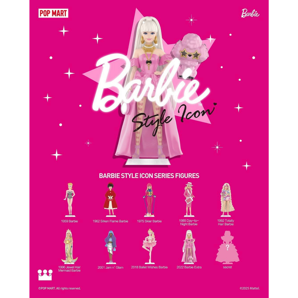 Jual [READY STOCK] POPMART x Barbie Style Icon Series Figures Blind Box ...