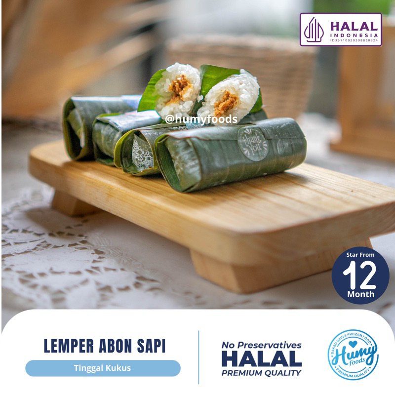 Jual LEMPER KETAN ISI ABON SAPI MINI FROZEN (5 pcs) Halal Tanpa ...