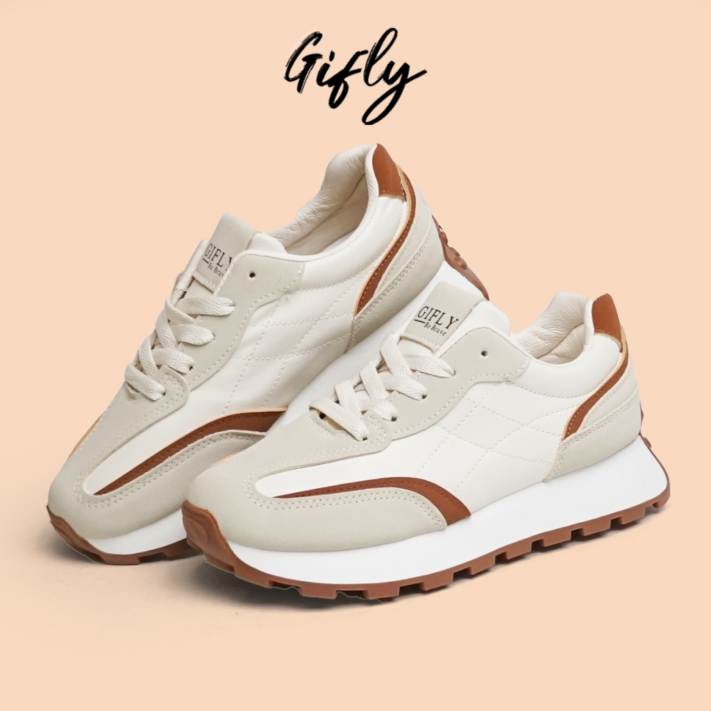 Jual GIFLY Mellisa Sepatu Sneakers Wanita Sport Shoes A012 | Shopee ...