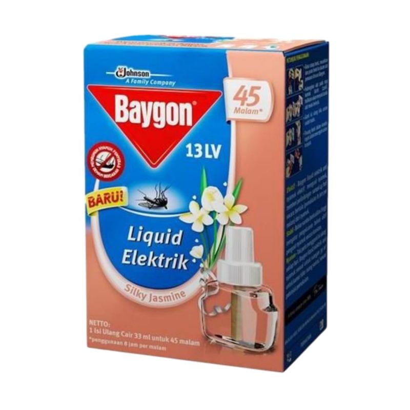 Jual Baygon Liquid Elektrik Refill Jasmine [33mL] | Shopee Indonesia