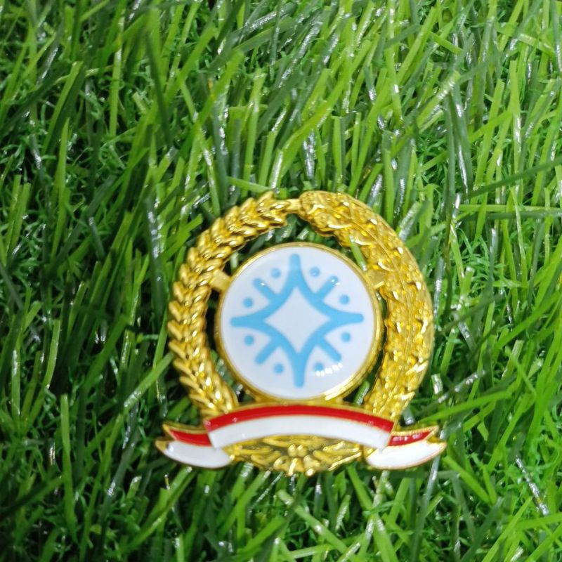 Jual Pin Padi kapas kementerian ekonomi Kreatif logo baru | Shopee ...