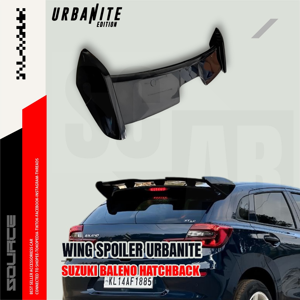 Jual REAR WING SPOILER URBANITE SUZUKI NEW BALENO HATCHBACK | Shopee ...