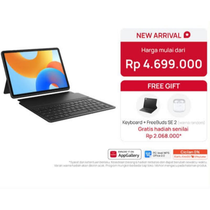 Jual HUAWEI MatePad 11.5-inch New Tablet [6+128GB] | PC-level WPS ...