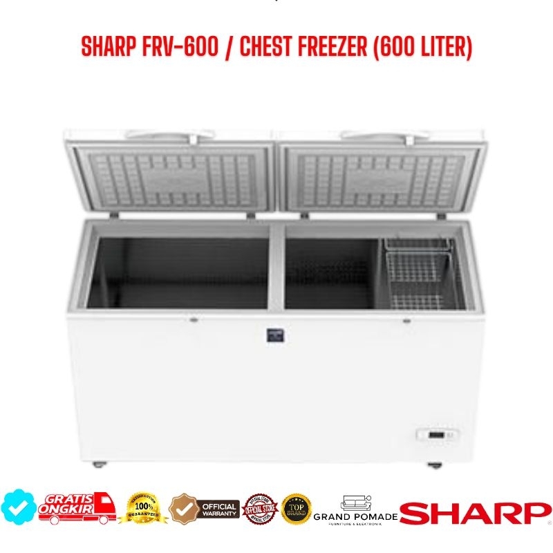 Jual SHARP CHEST FREEZER FRV-600 600 LITER | Shopee Indonesia